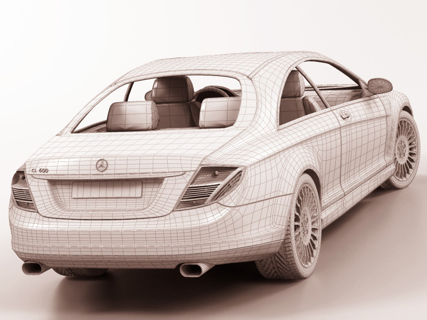 3ds Max Mercedes Cl 2007
