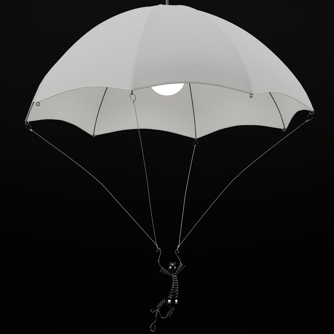 Lamp Parachute 3D Model - TurboSquid 1655018