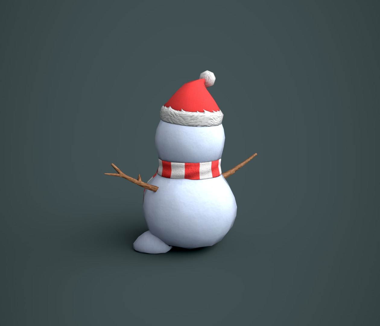 3D Snowmen Snow - TurboSquid 1353231