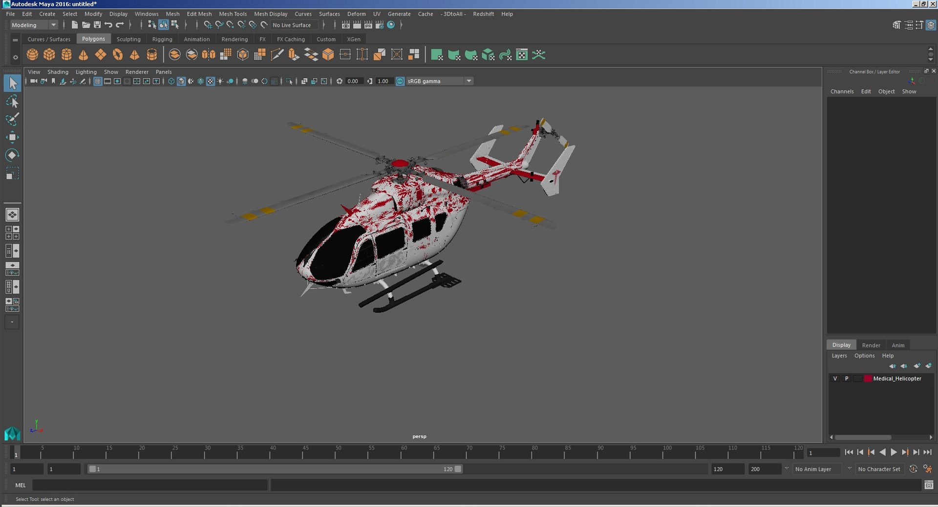 3D Medical Helicopter - TurboSquid 1597419