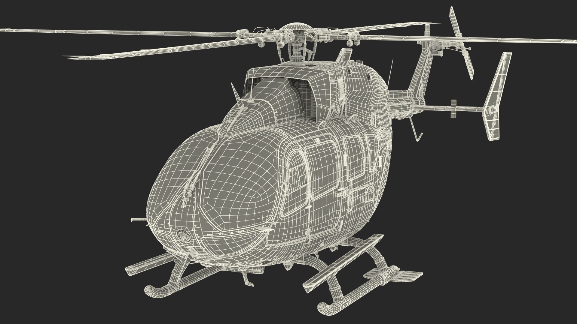 3D Medical Helicopter - TurboSquid 1597419