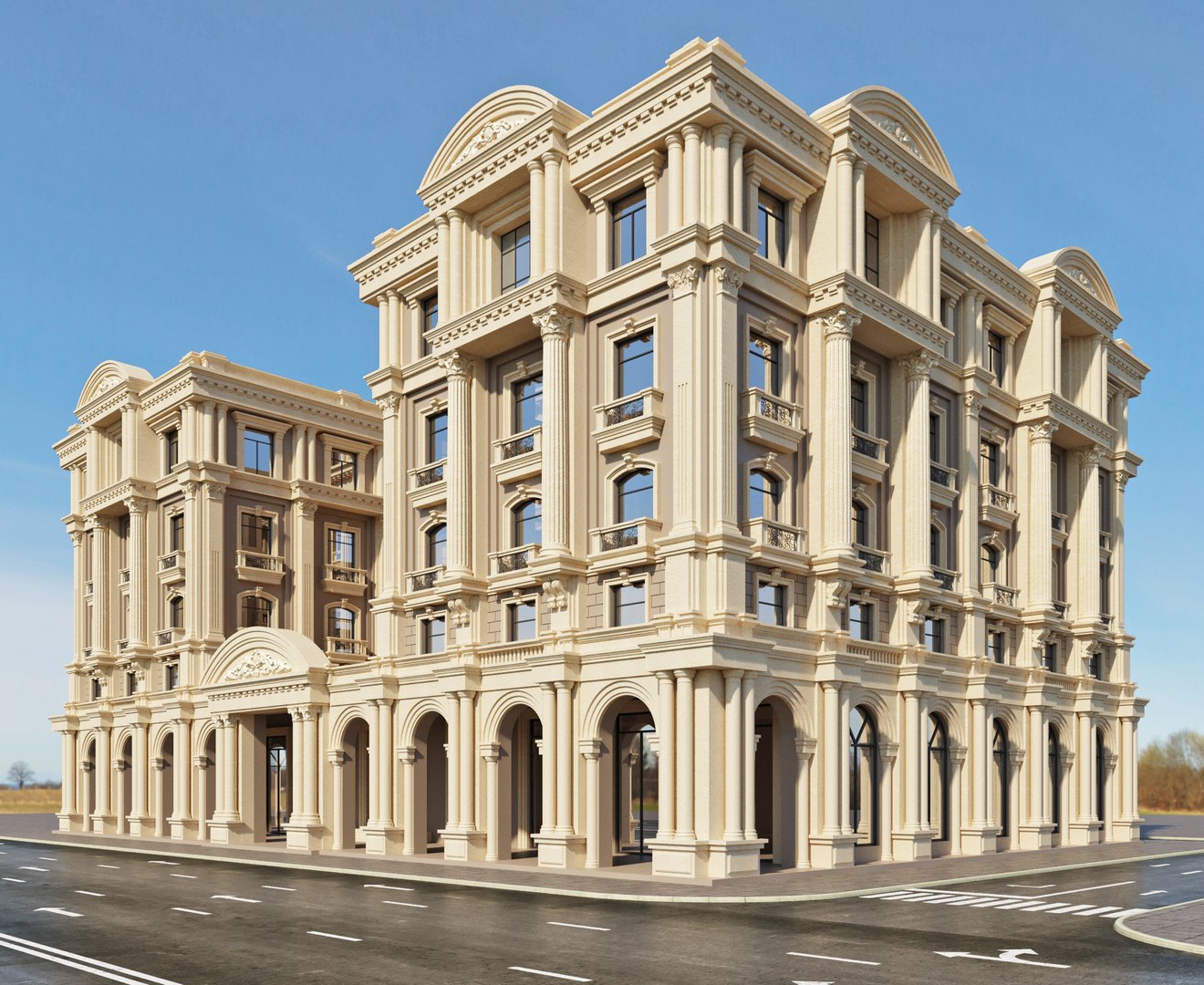 3D Building Model - TurboSquid 1318633