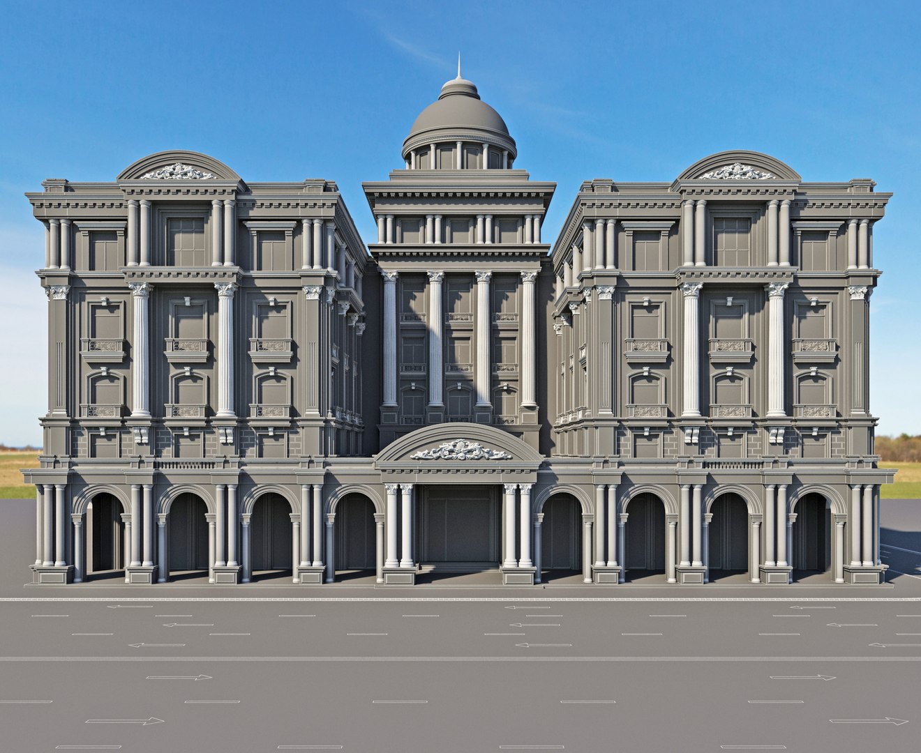 3D Building Model - TurboSquid 1318633