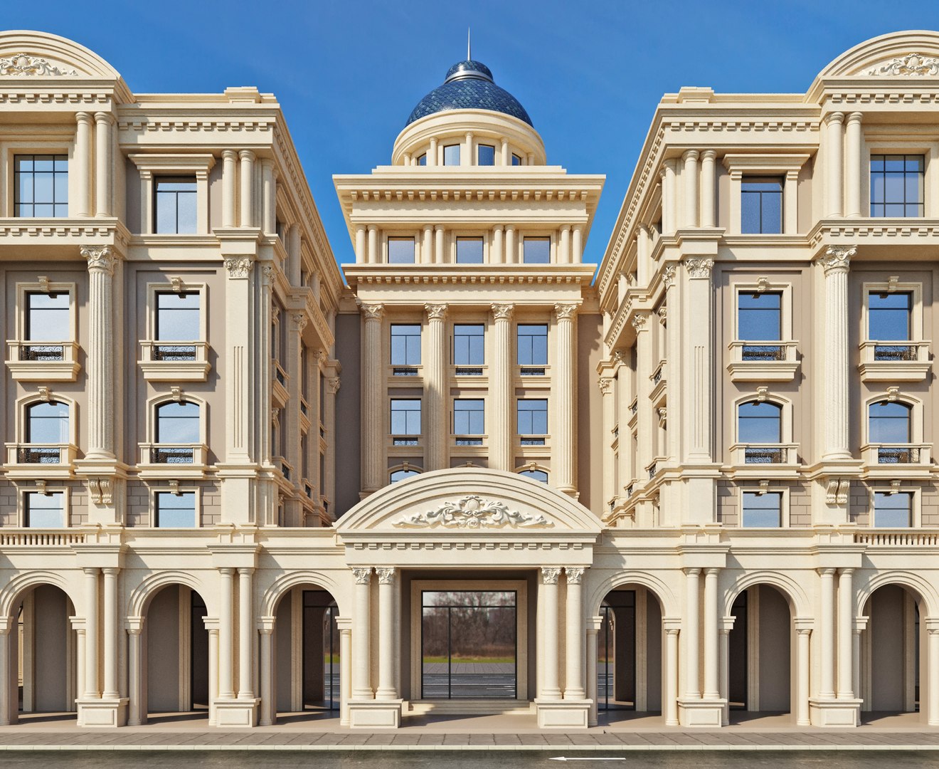 3D Building Model - TurboSquid 1318633