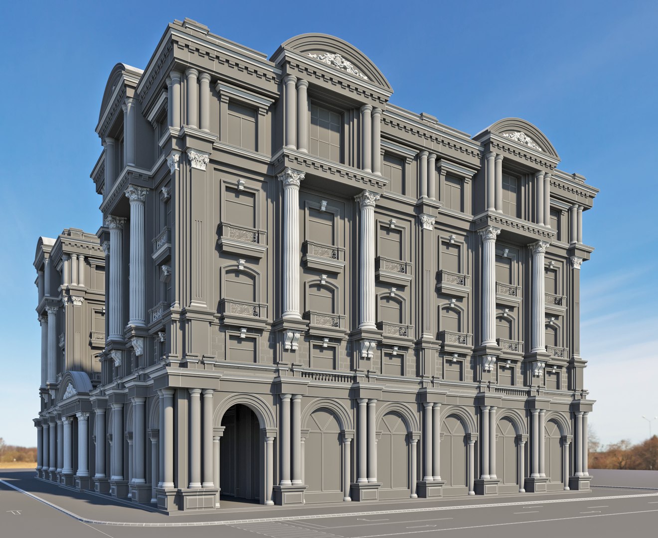 3D Building Model - TurboSquid 1318633
