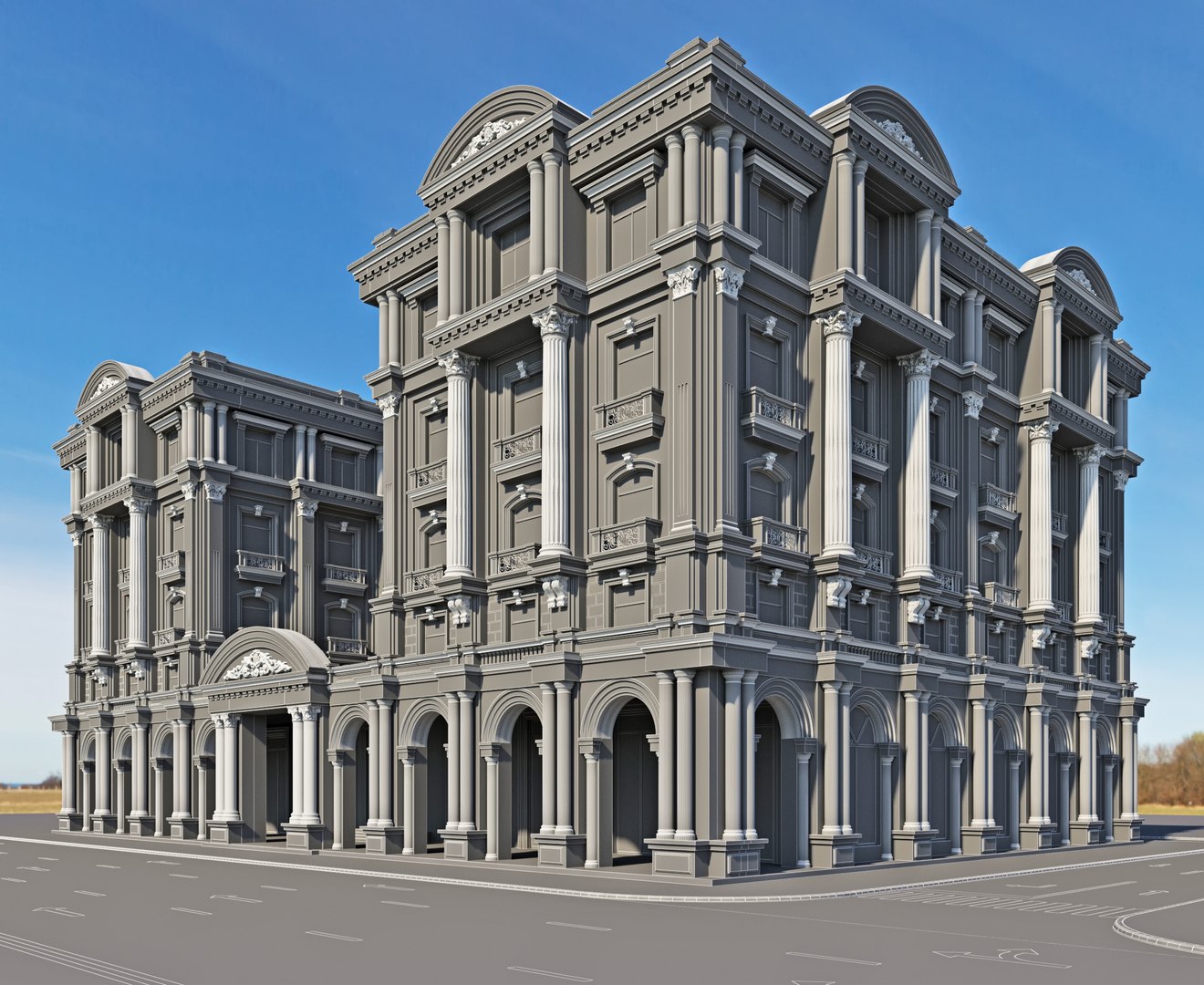 3D Building Model - TurboSquid 1318633
