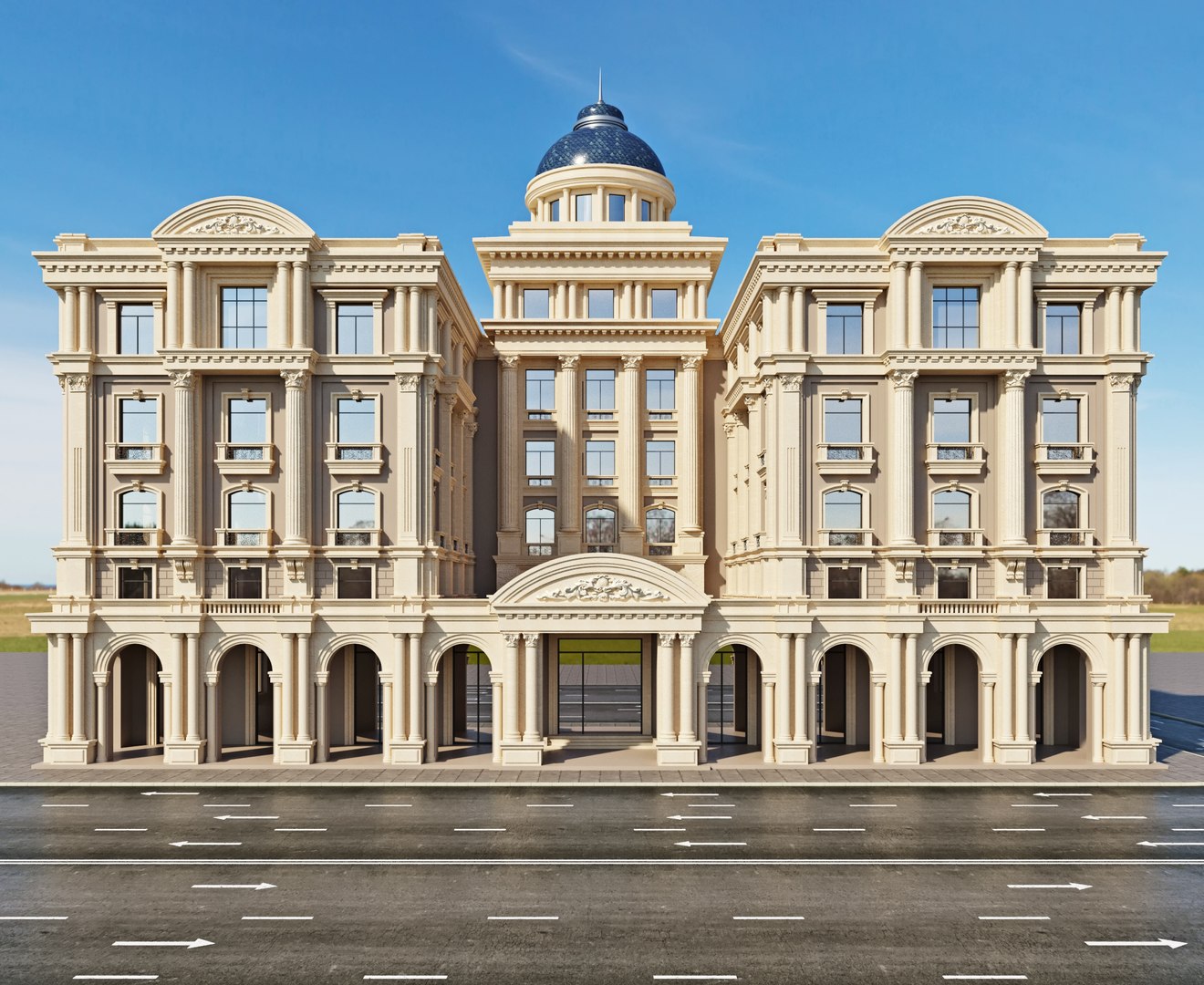 3D Building Model - TurboSquid 1318633