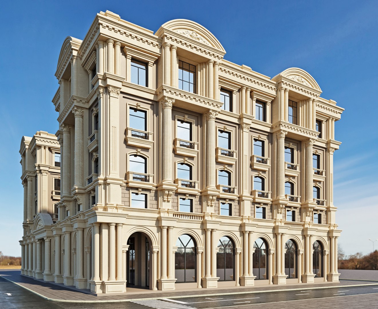 3D Building Model - TurboSquid 1318633