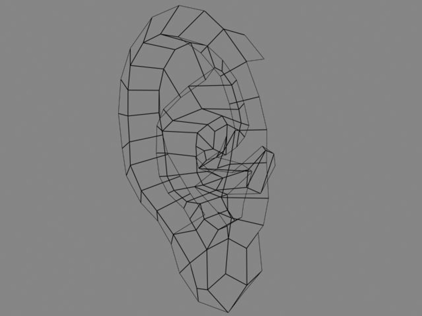 Free Ear Head 3d Model