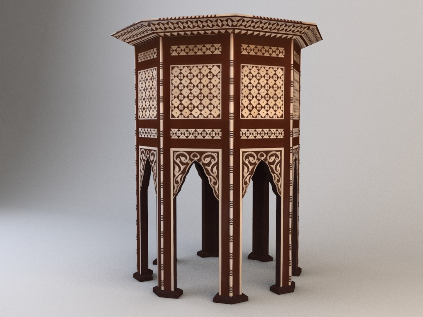 3d Model Of Moroccan Turkish Syrian
