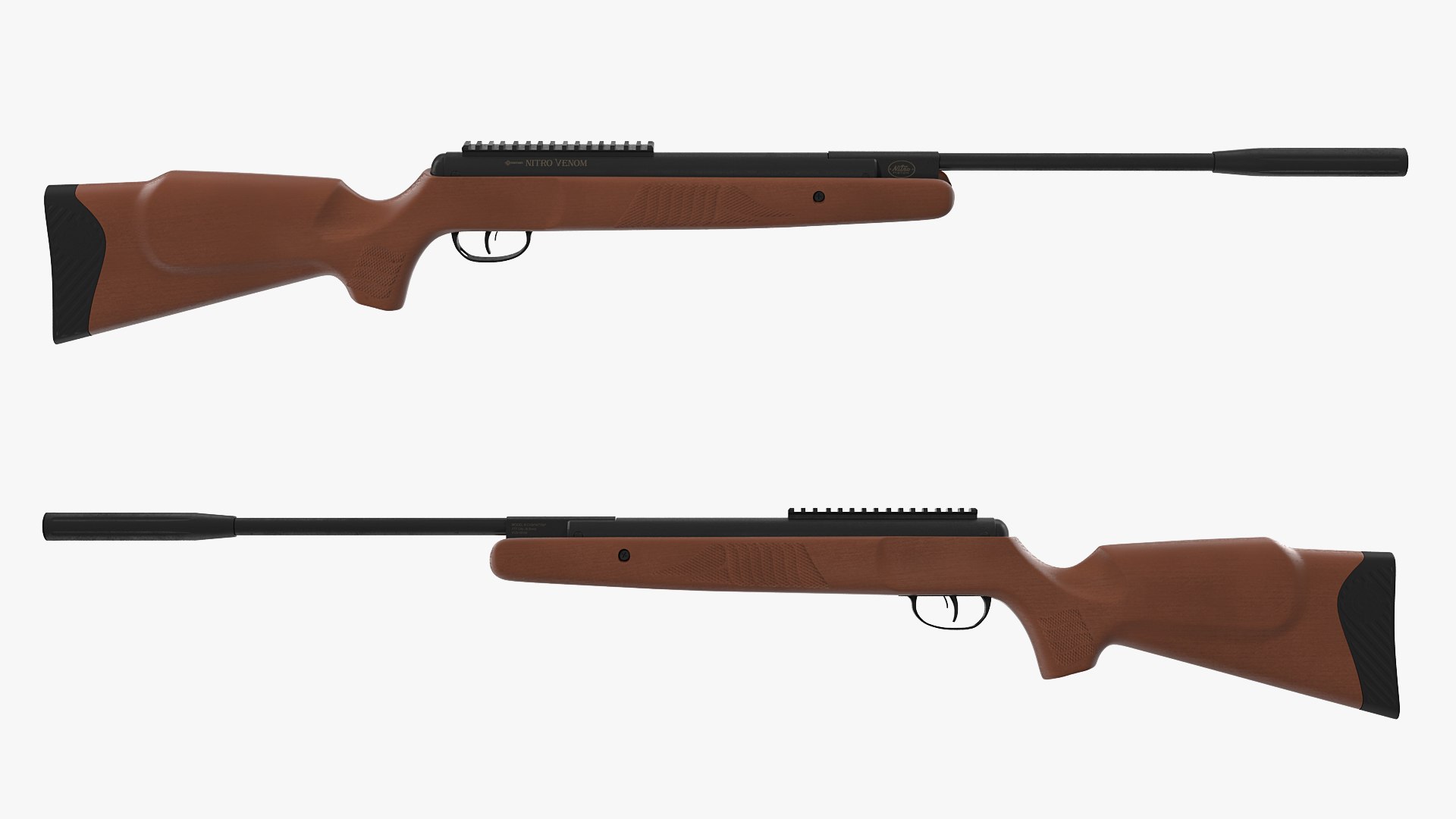 Crosman Air Rifle Gun 3D Model - TurboSquid 1439036