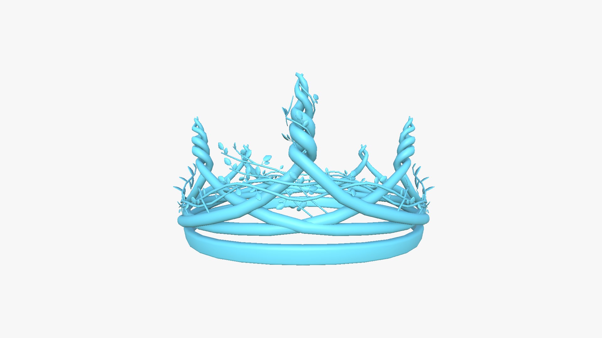 3D Nature Crown A08 Pink - Fantasy Character Design Model - TurboSquid ...