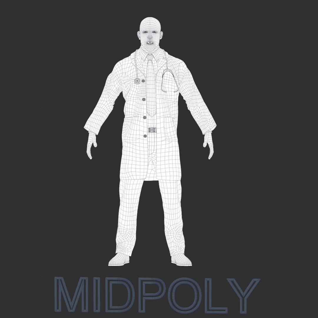 Zombie Doctor 3d Max