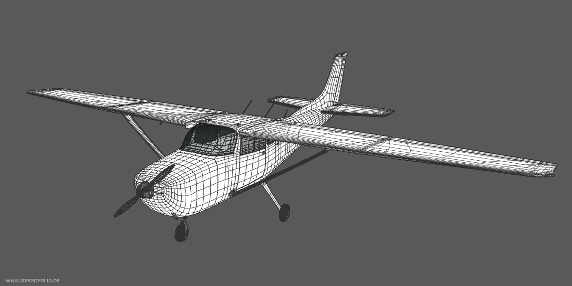 Cessna 172 3d Model