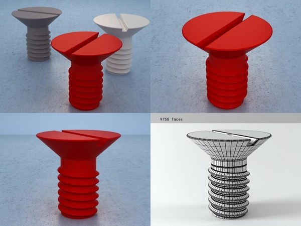 SketchUp Screw Models | TurboSquid