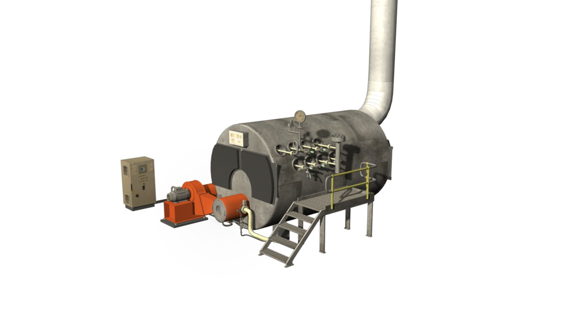 3D Boiler - TurboSquid 1207715