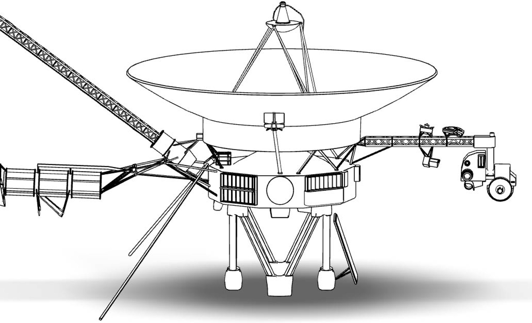 Voyager 2 3d Max