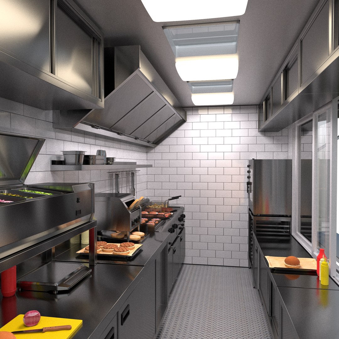 3D Food Truck VW Crafter 2 MAXI - TurboSquid 1880125