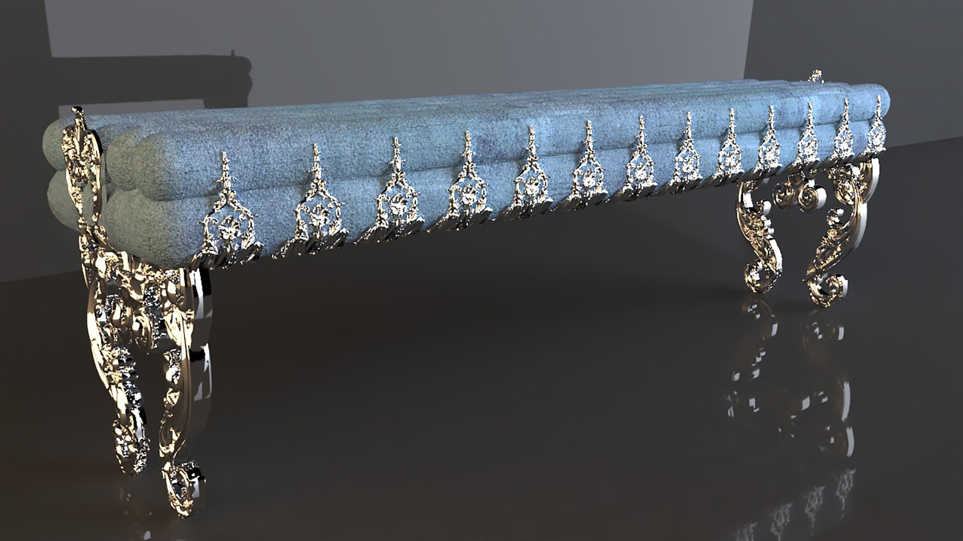 3D Ottoman - TurboSquid 2245392