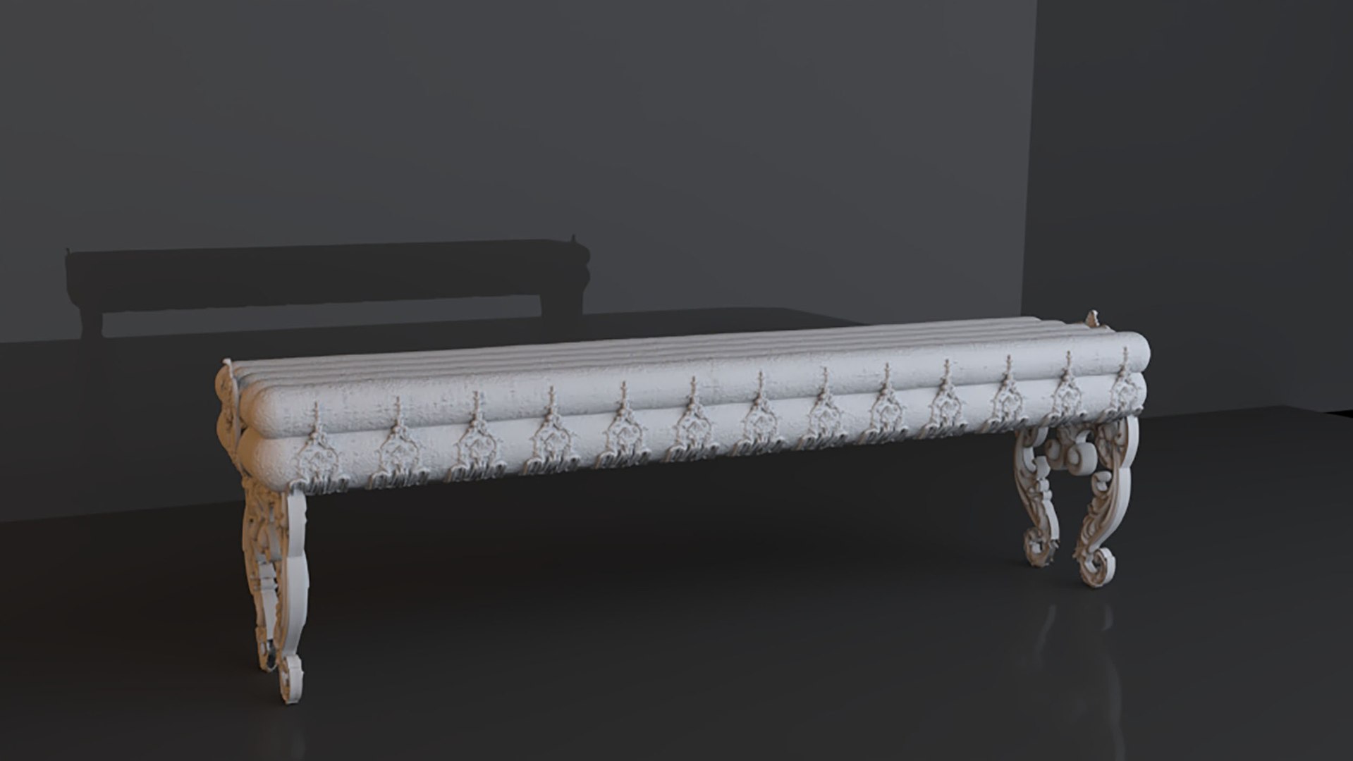3D Ottoman - TurboSquid 2245392