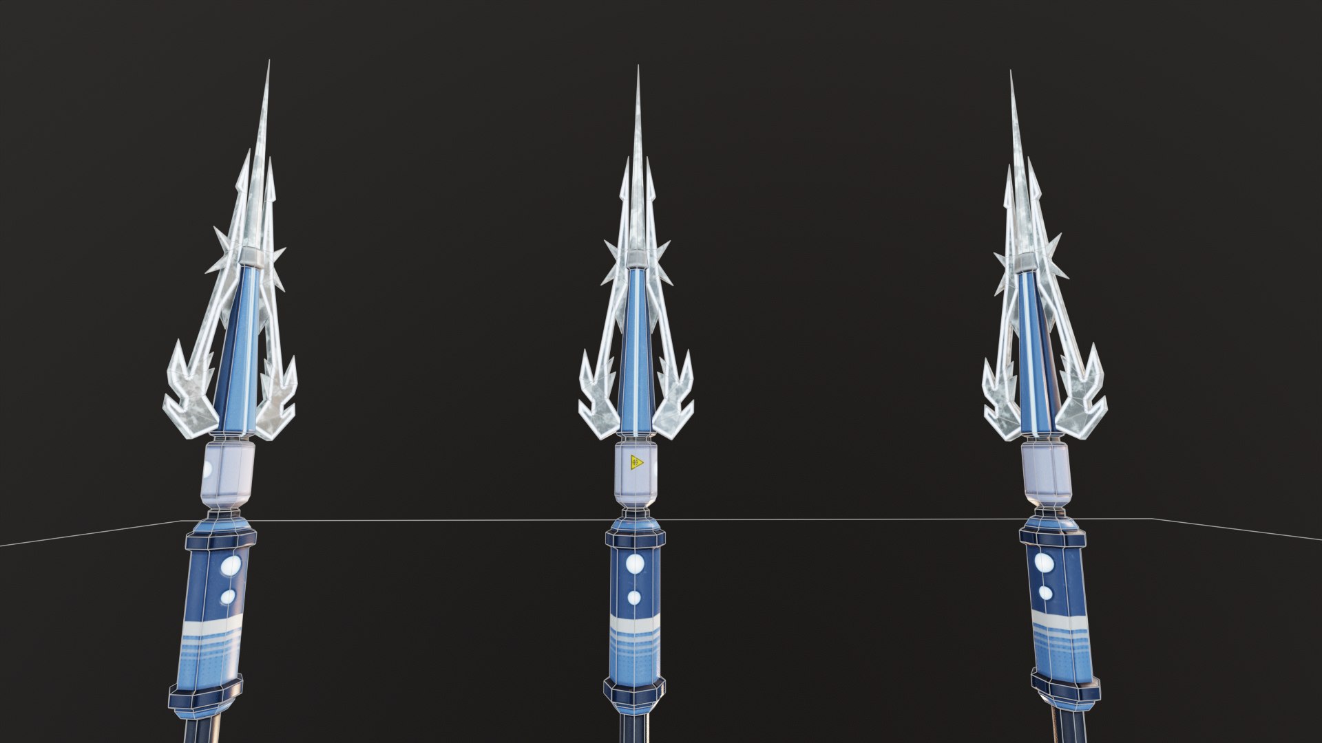 3D Model Sci-Fi Ice Arrows - TurboSquid 2279167