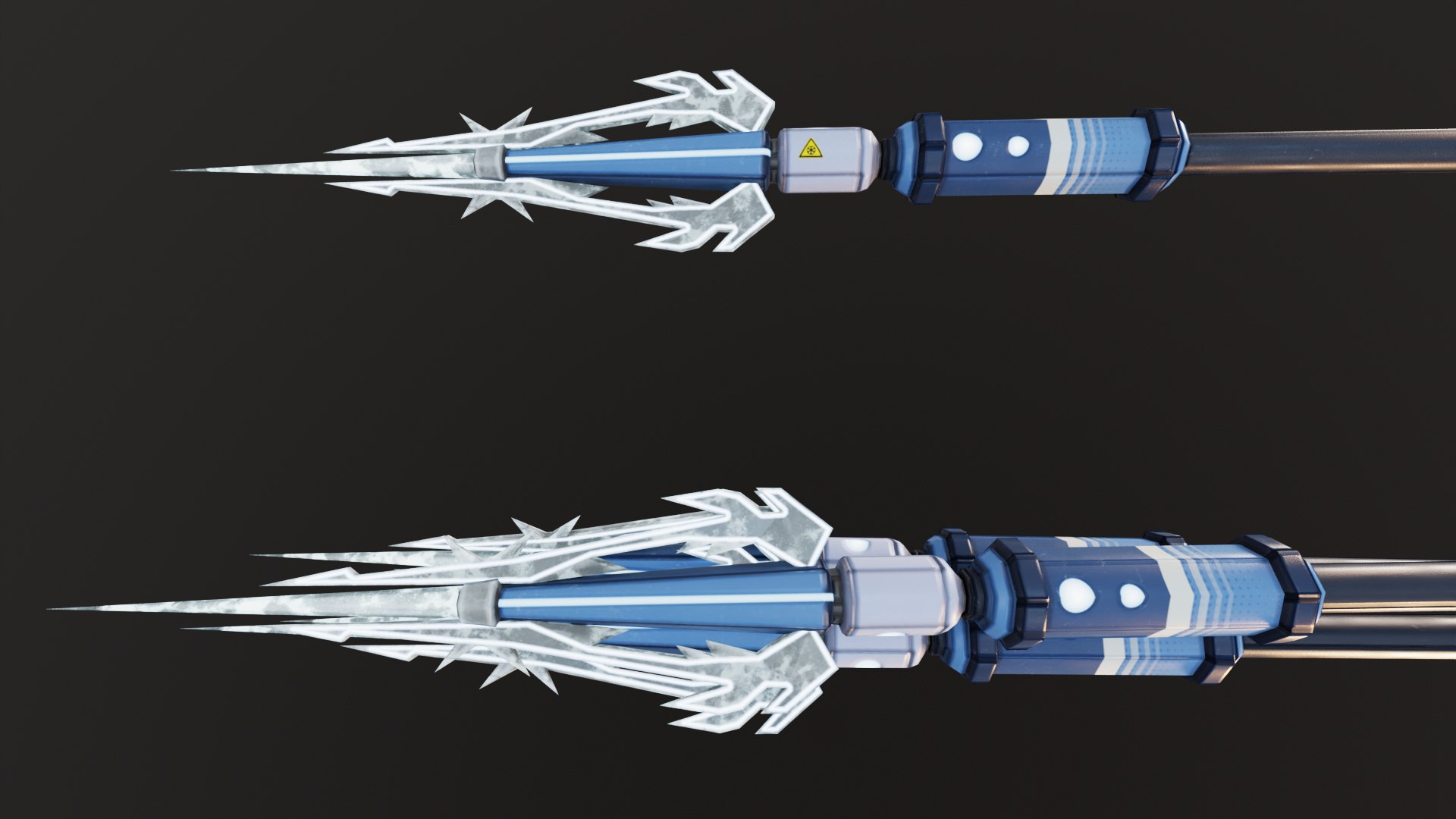 3D Model Sci-Fi Ice Arrows - TurboSquid 2279167