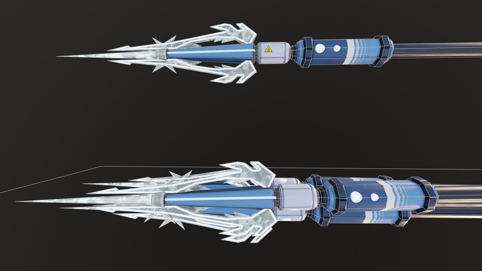 3D Model Sci-Fi Ice Arrows - TurboSquid 2279167