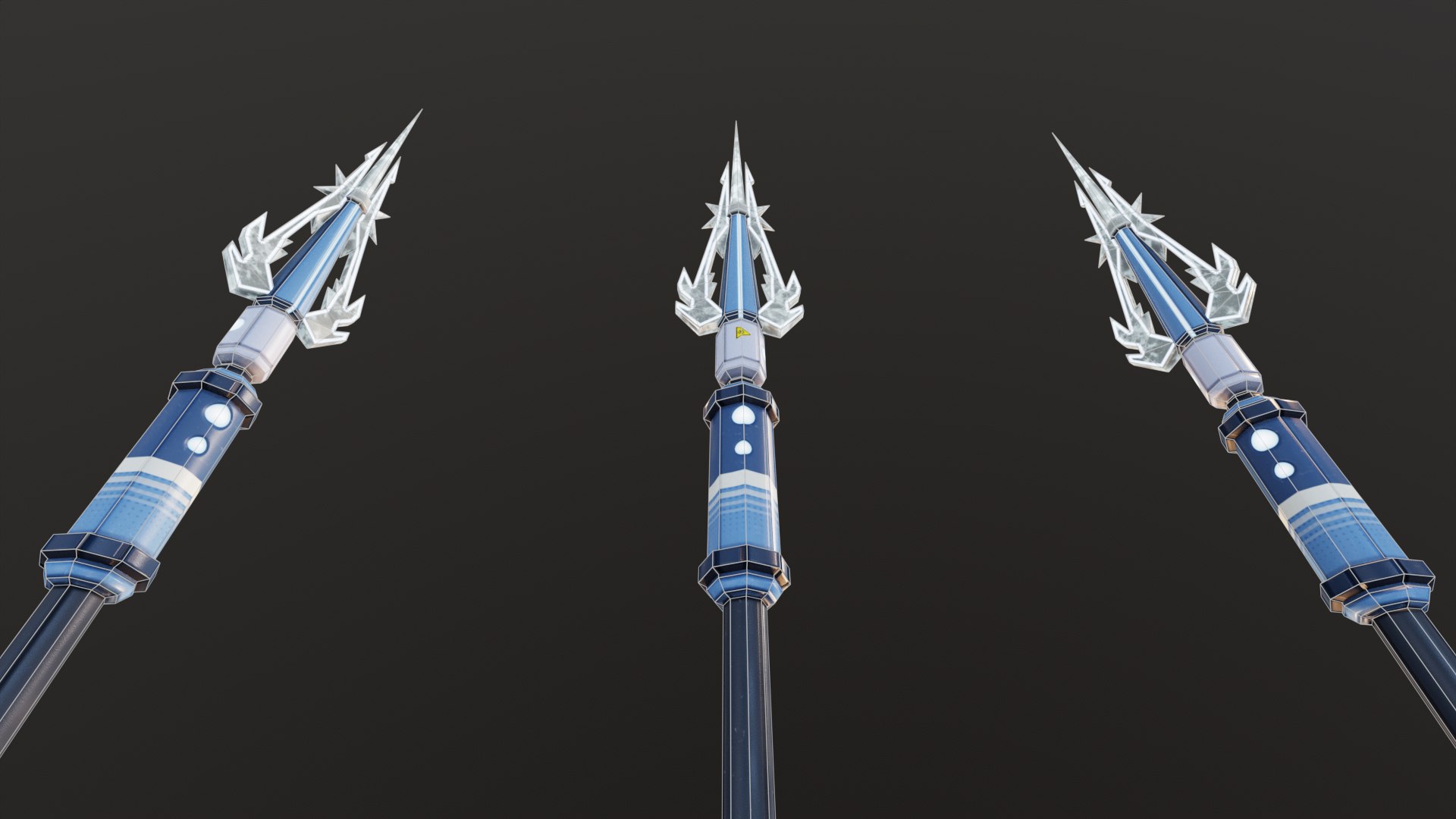 3D Model Sci-Fi Ice Arrows - TurboSquid 2279167