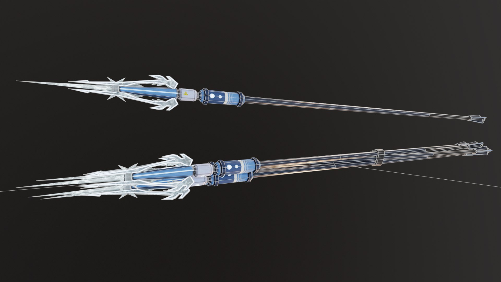 3D Model Sci-Fi Ice Arrows - TurboSquid 2279167