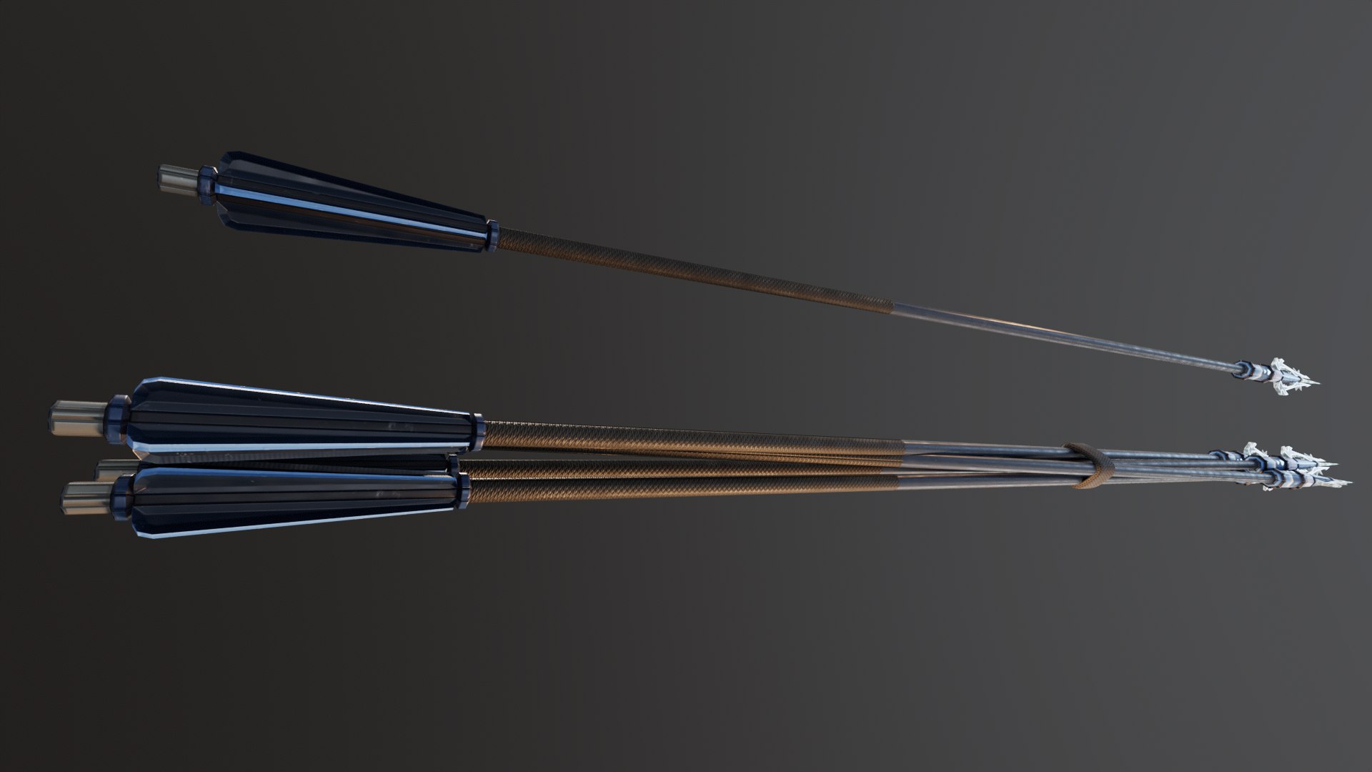 3D Model Sci-Fi Ice Arrows - TurboSquid 2279167