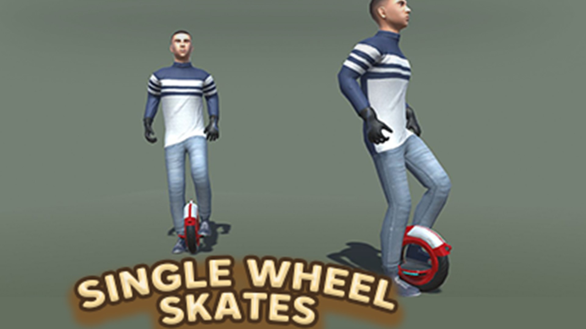 3D One Wheel Skaters Animations - TurboSquid 1931794