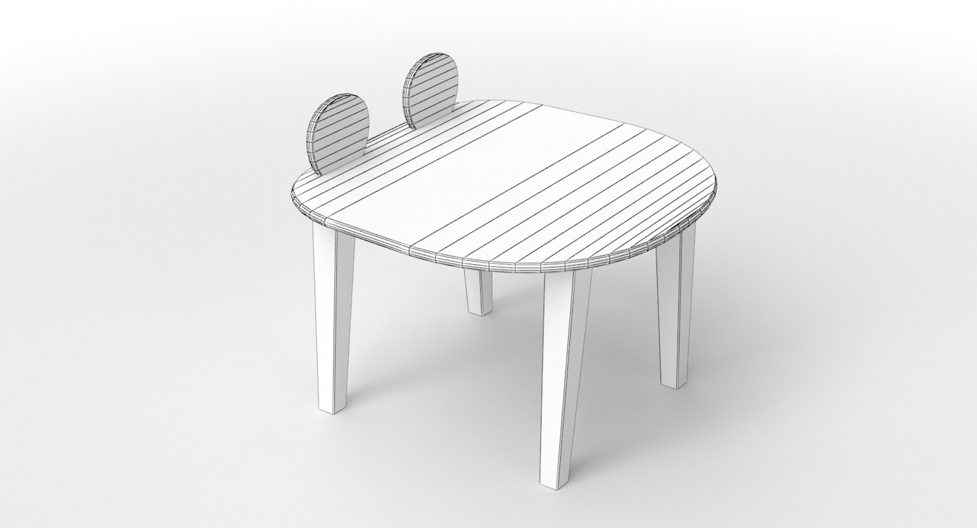 Kids Chair 3D Model - TurboSquid 1415958