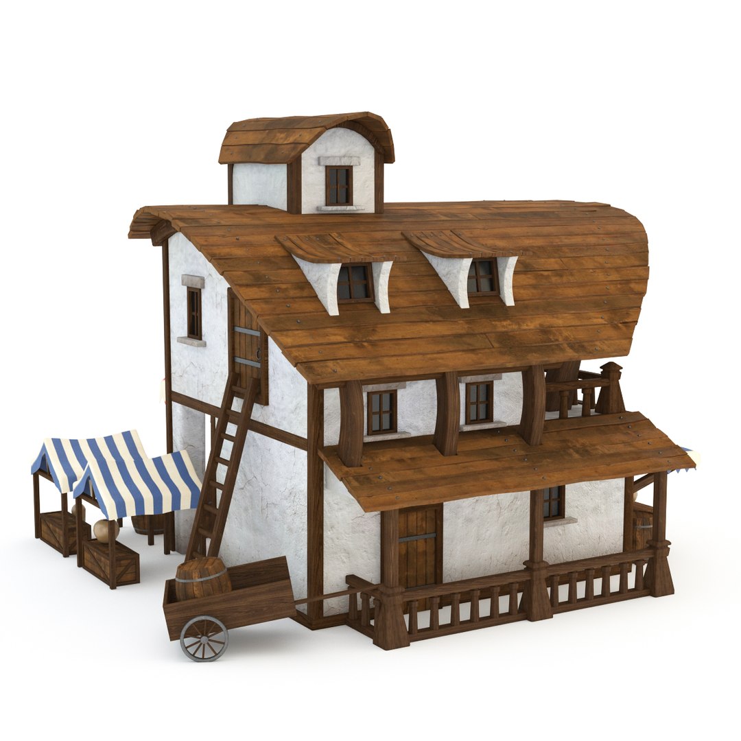 3d Model Of Pirate House