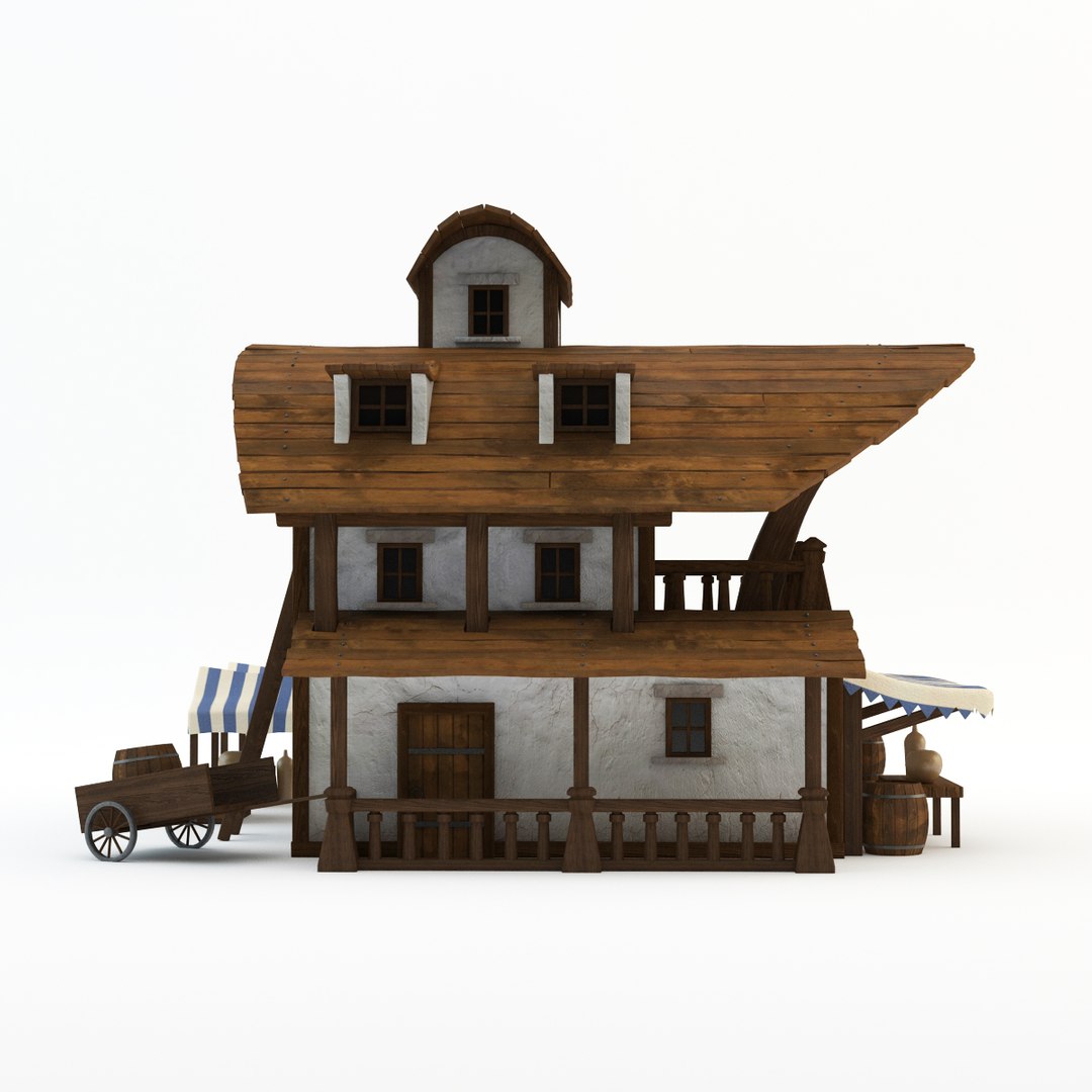 3d Model Of Pirate House