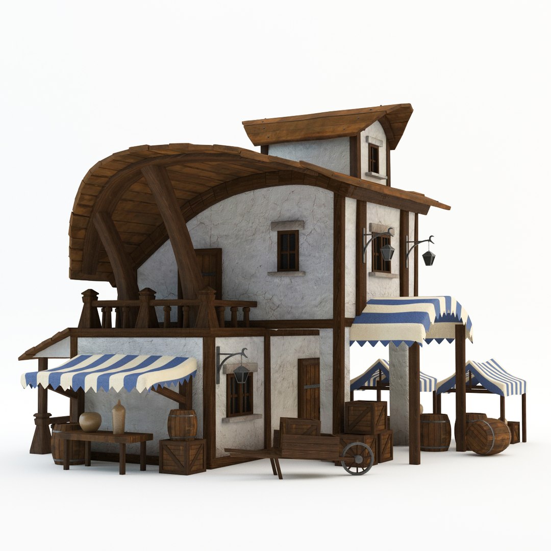 3d Model Of Pirate House