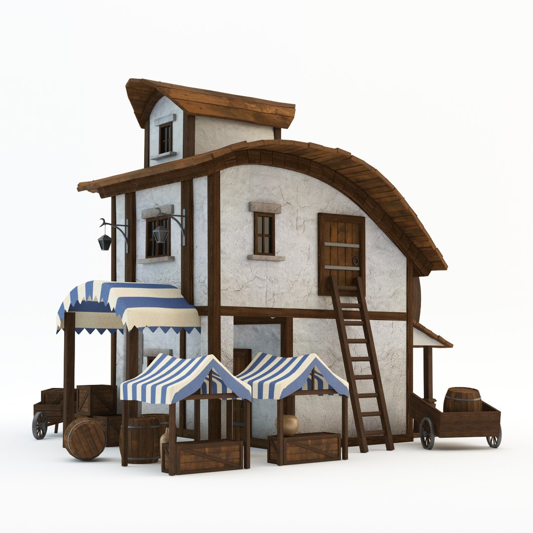 3d Model Of Pirate House