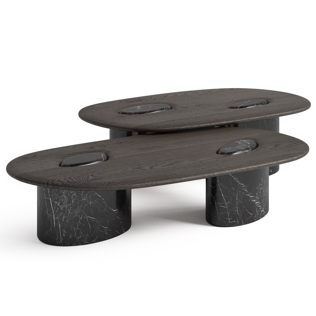 Enne Rita Coffee Tables 3D Model - TurboSquid 2173264