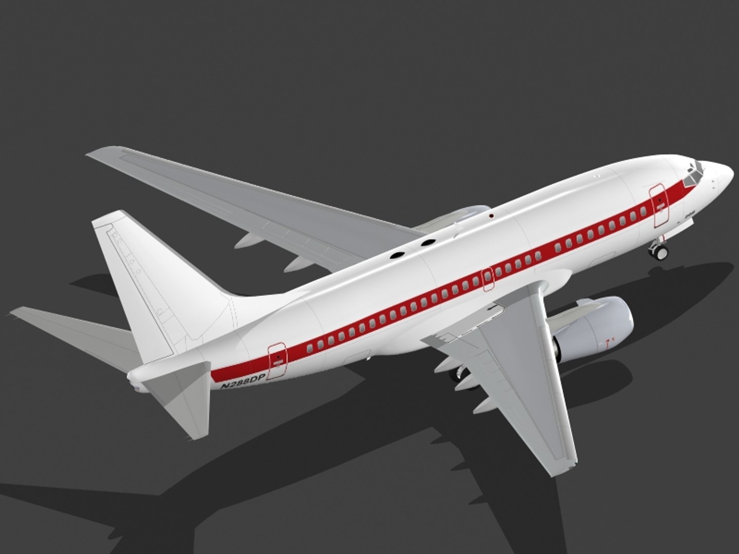 Boeing 737-600 janet airlines 3D model - TurboSquid 1342523