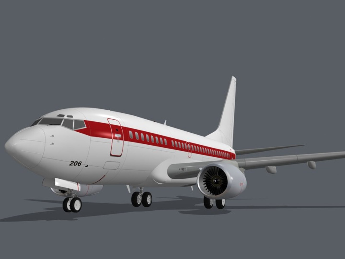 Boeing 737-600 janet airlines 3D model - TurboSquid 1342523