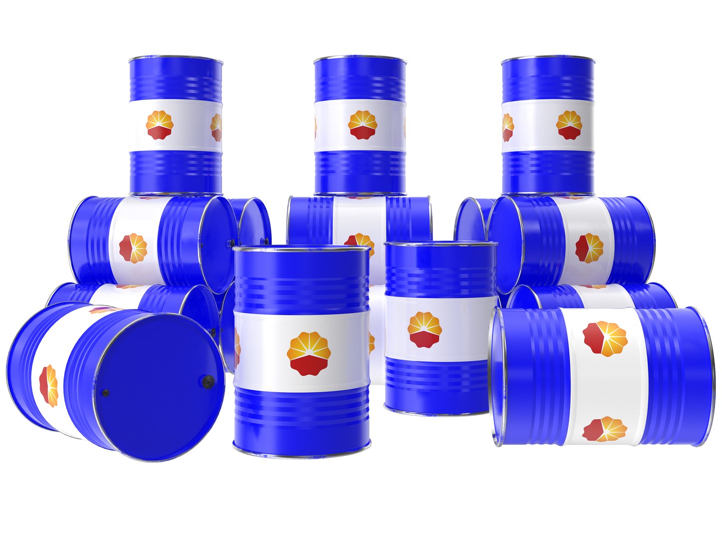 3D Castrol Eni Exonmobil Petrochina - TurboSquid 1812702