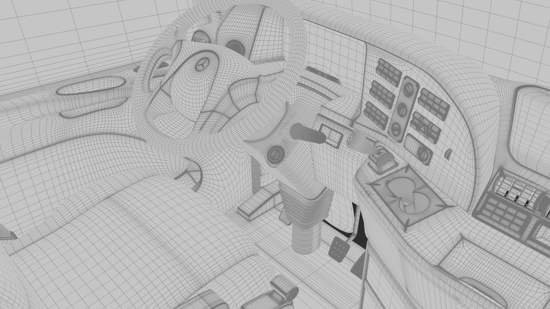 MercedesBenz-Actros Interior 3D Model - TurboSquid 2117997