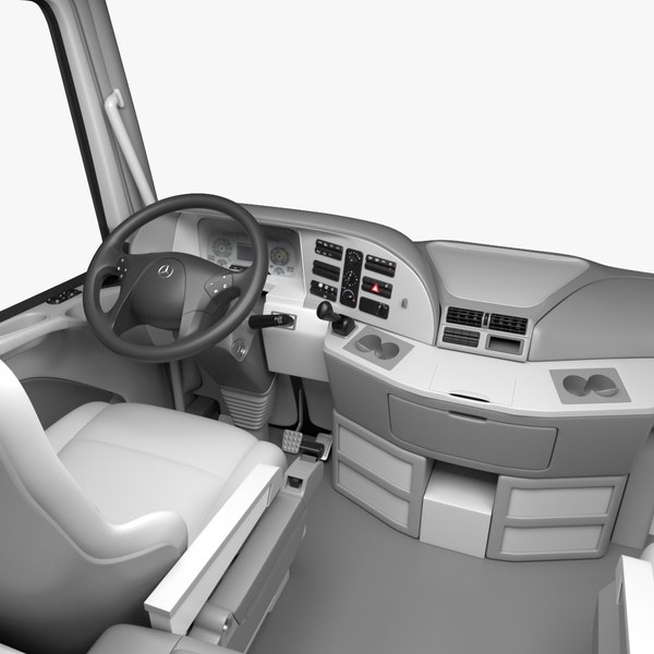 modelo 3d Interior del MercedesBenz-Actros - TurboSquid 2117997