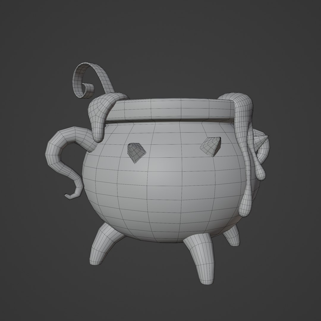 Stylized Witches Cauldron 3D - TurboSquid 1974653