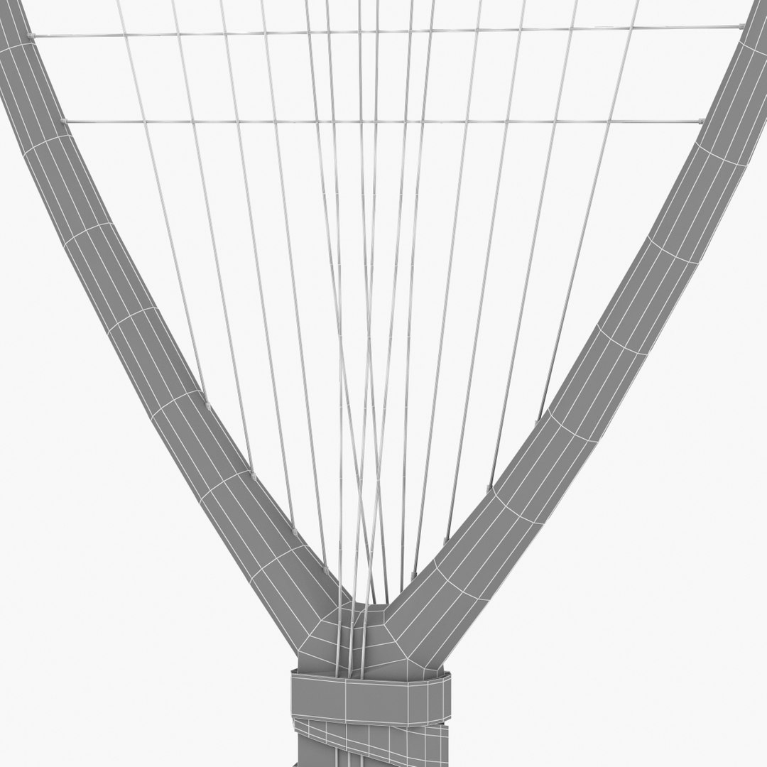 3d Racquetball Racquet Model