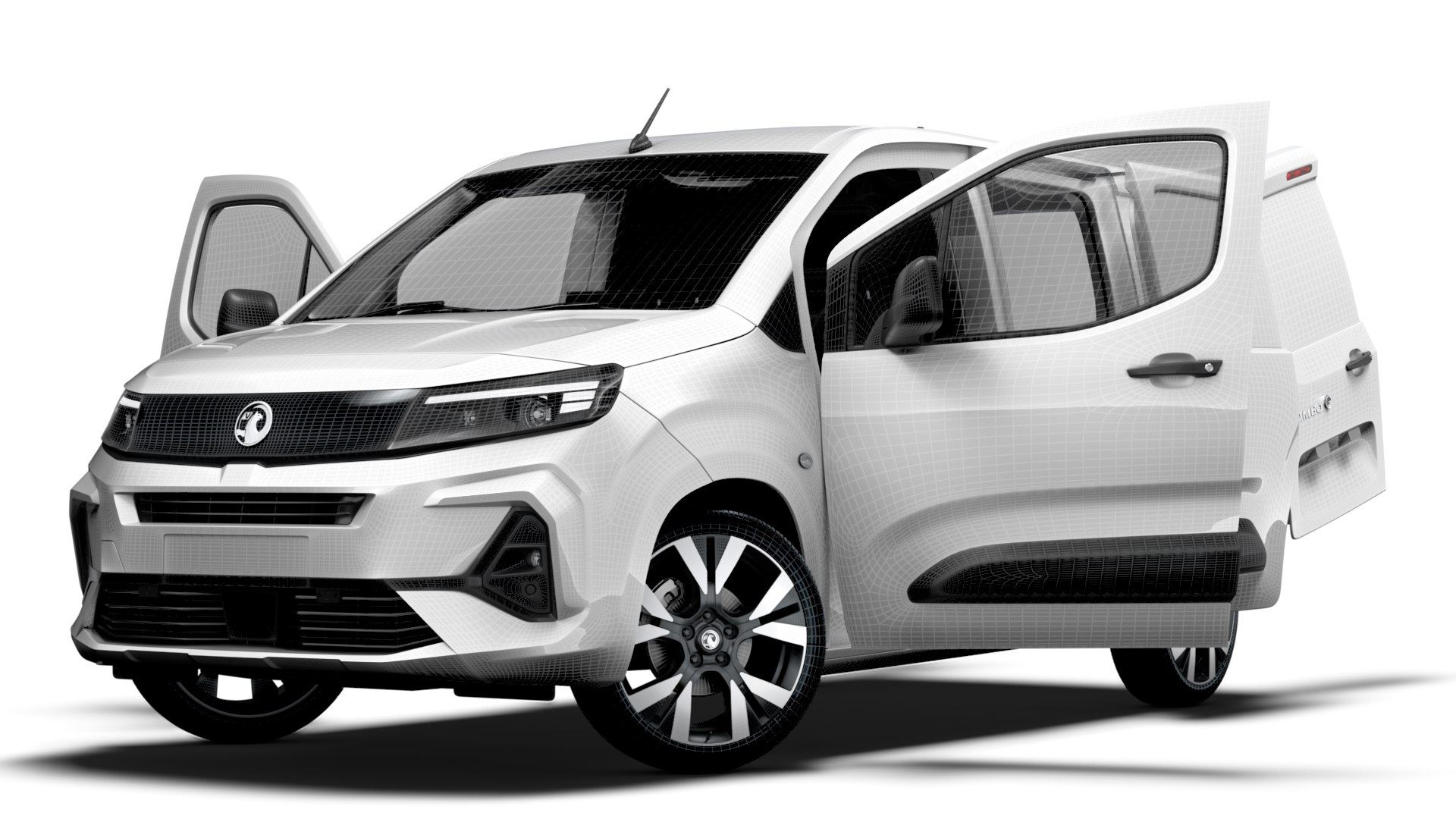 3D Model Stellantis Small E Van HQ Interior SWB 2024 - TurboSquid 2343890