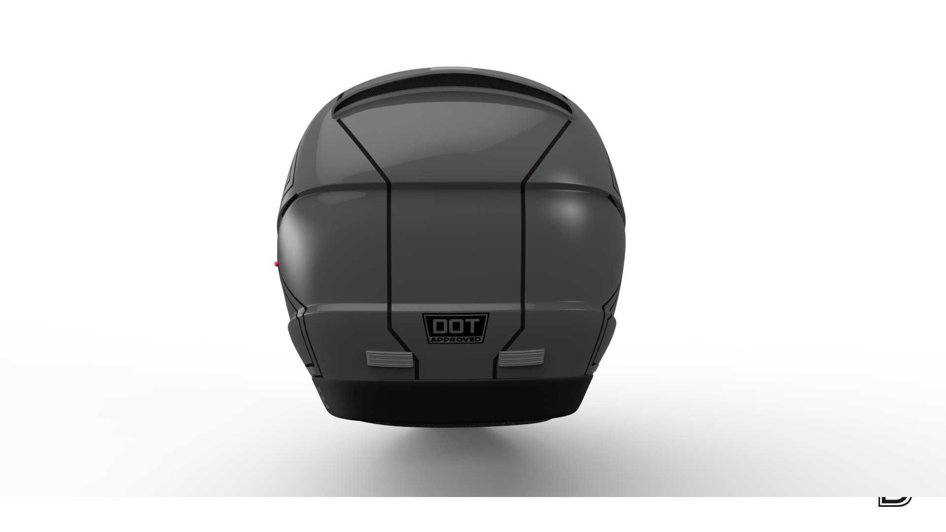 3D Grey Modular Helmet H12 Model - TurboSquid 1979450