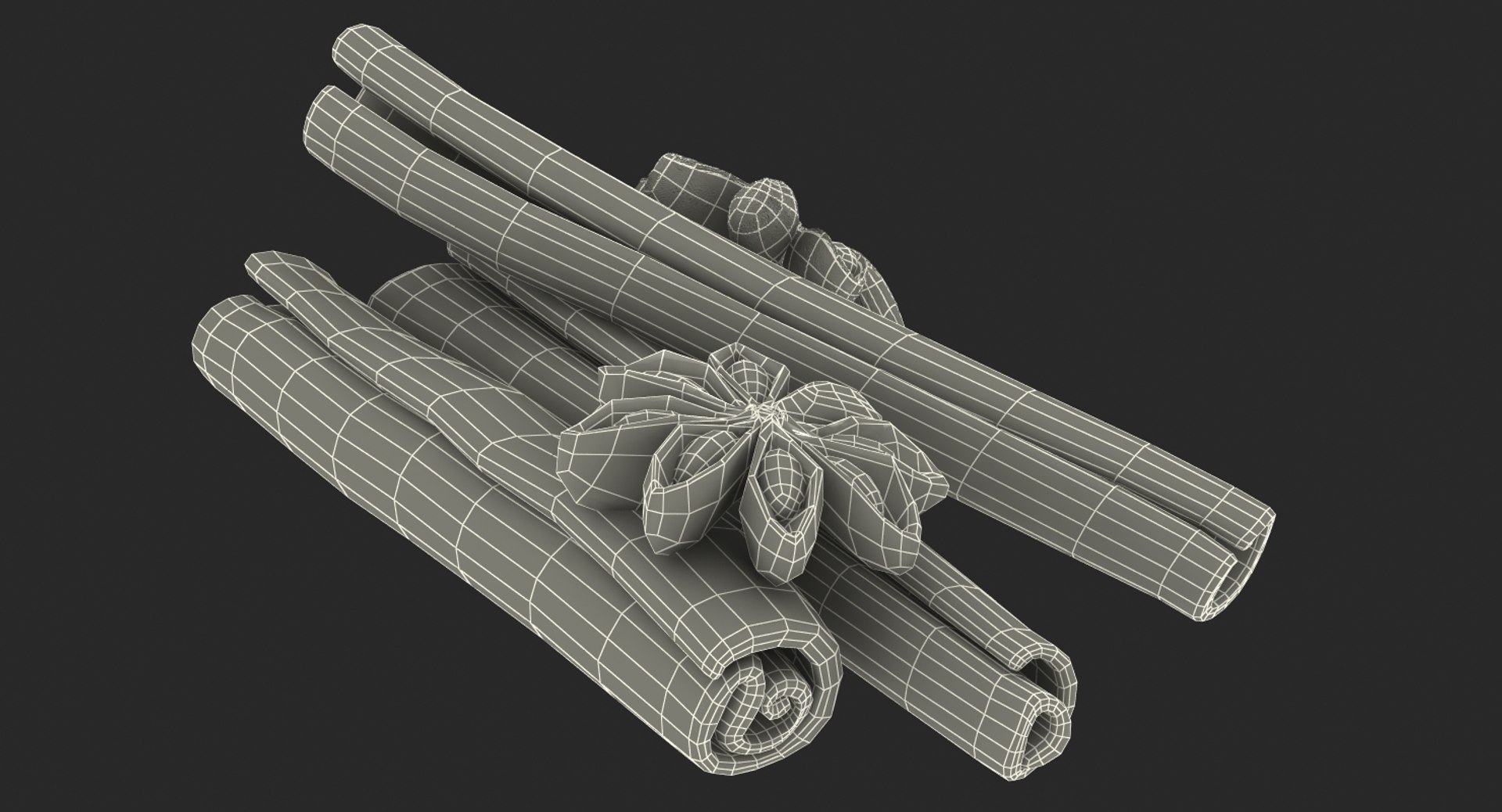 Stick Cinnamon Star Anise 3D Model - TurboSquid 1294291