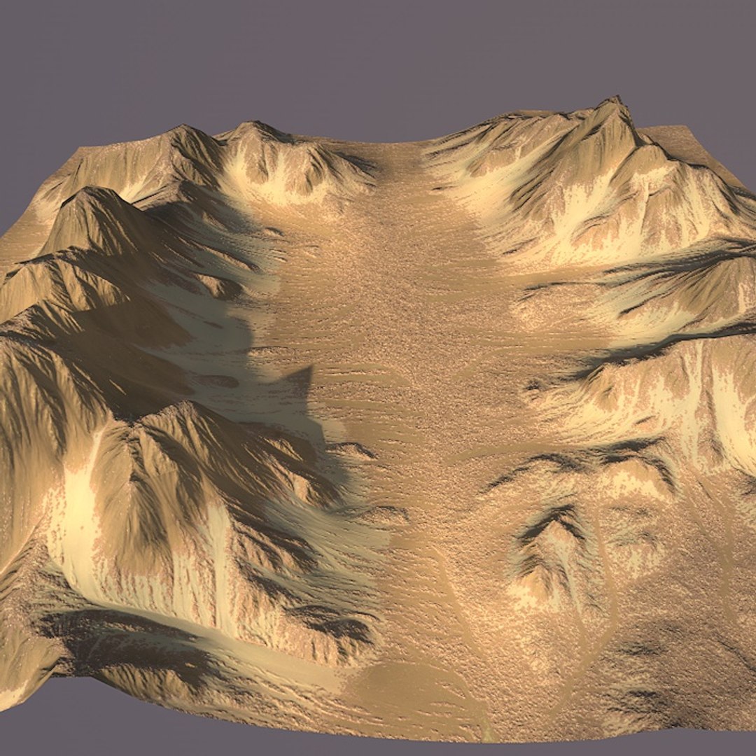 Mountain Games Maps 3d Model