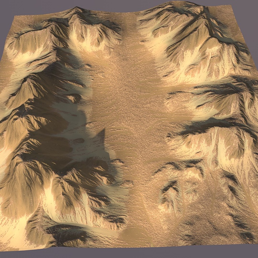 Mountain Games Maps 3d Model