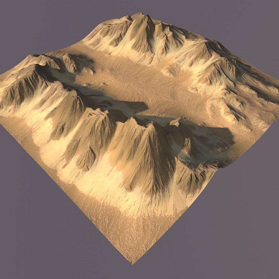 Mountain Games Maps 3d Model